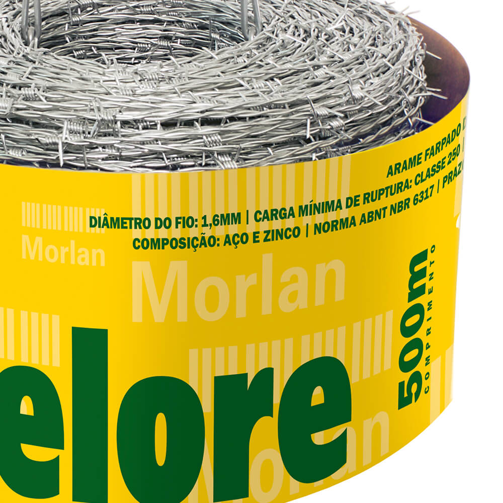 Arame Farpado Nelore Morlan 500 Metros - Diafer