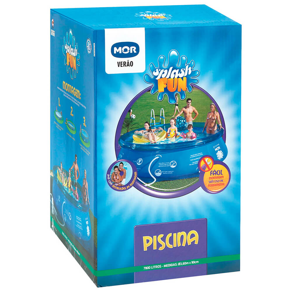Piscina Mor Splash Fun 7800 Litros Redonda - Diafer