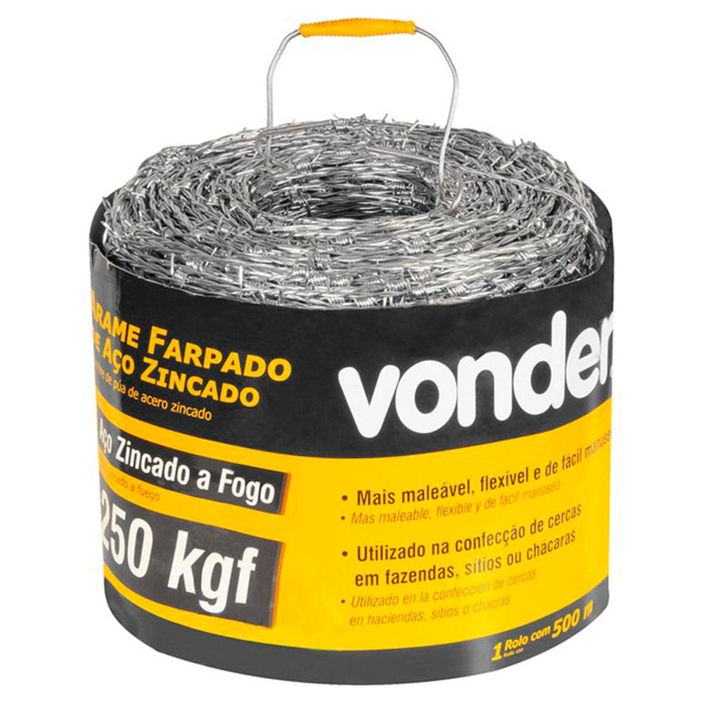 Arame Farpado Vonder 500 Metros - Diafer