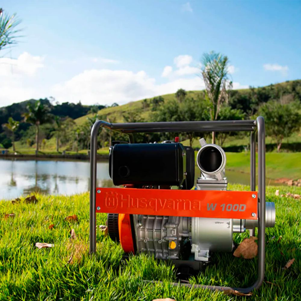 Motobomba a diesel Husqvarna W100D 8,5HP - Diafer