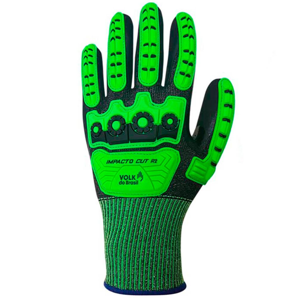Luva de Proteção Volk Contra Impacto e Corte CUT R2 - Diafer