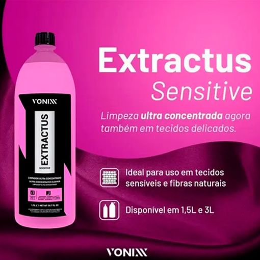 Extractus Sensitive Vonixx Limpador Ultra Concentrado 1,5 L - Diafer