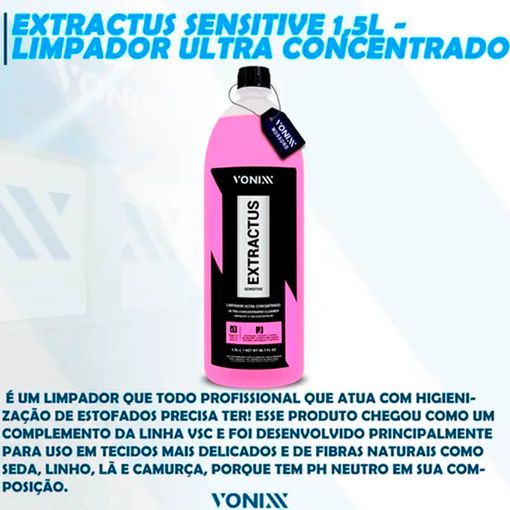 Extractus Sensitive Vonixx Limpador Ultra Concentrado 1,5 L - Diafer