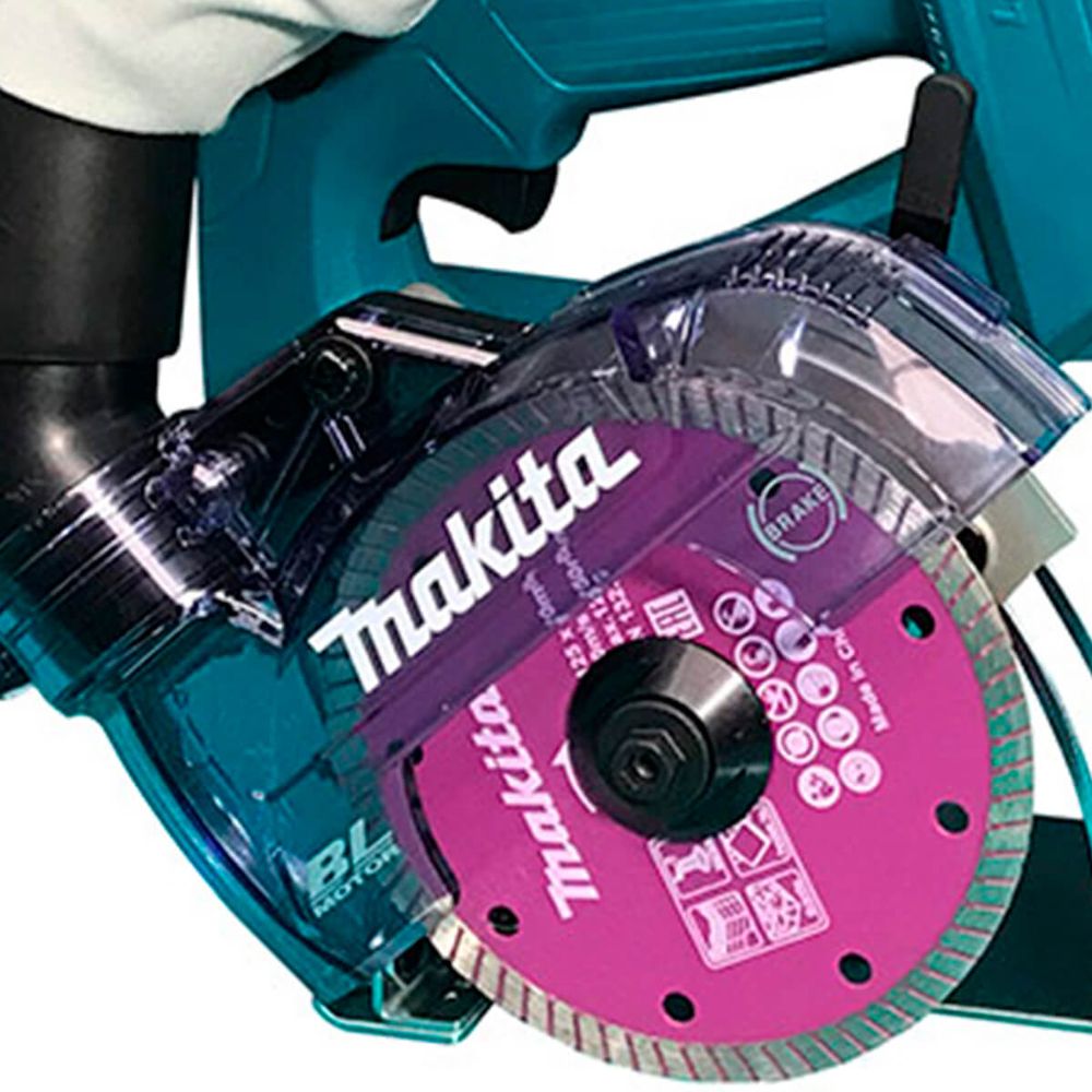 Serra Mármore Makita DCC500RF-P 18V com Bateria Carregador e Maleta ...