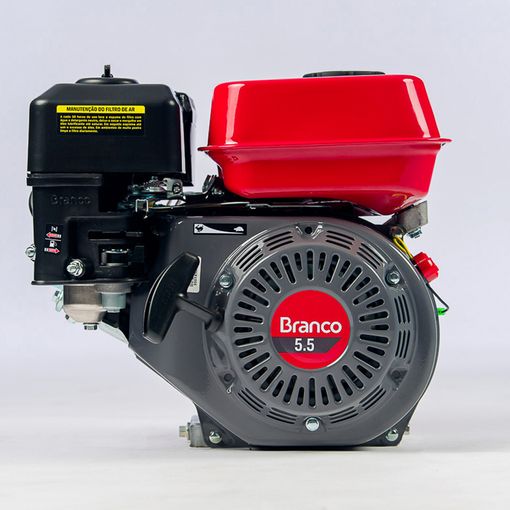 Motor Branco à Gasolina B4T-5.5H 5,5CV 4T sem Alerta de Óleo - Diafer