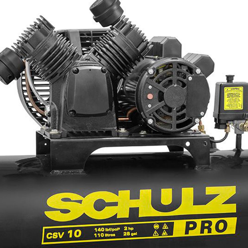 Compressor de Ar Schulz CSV10/110 PRO 2HP 10 Pés 110 Litros - Diafer