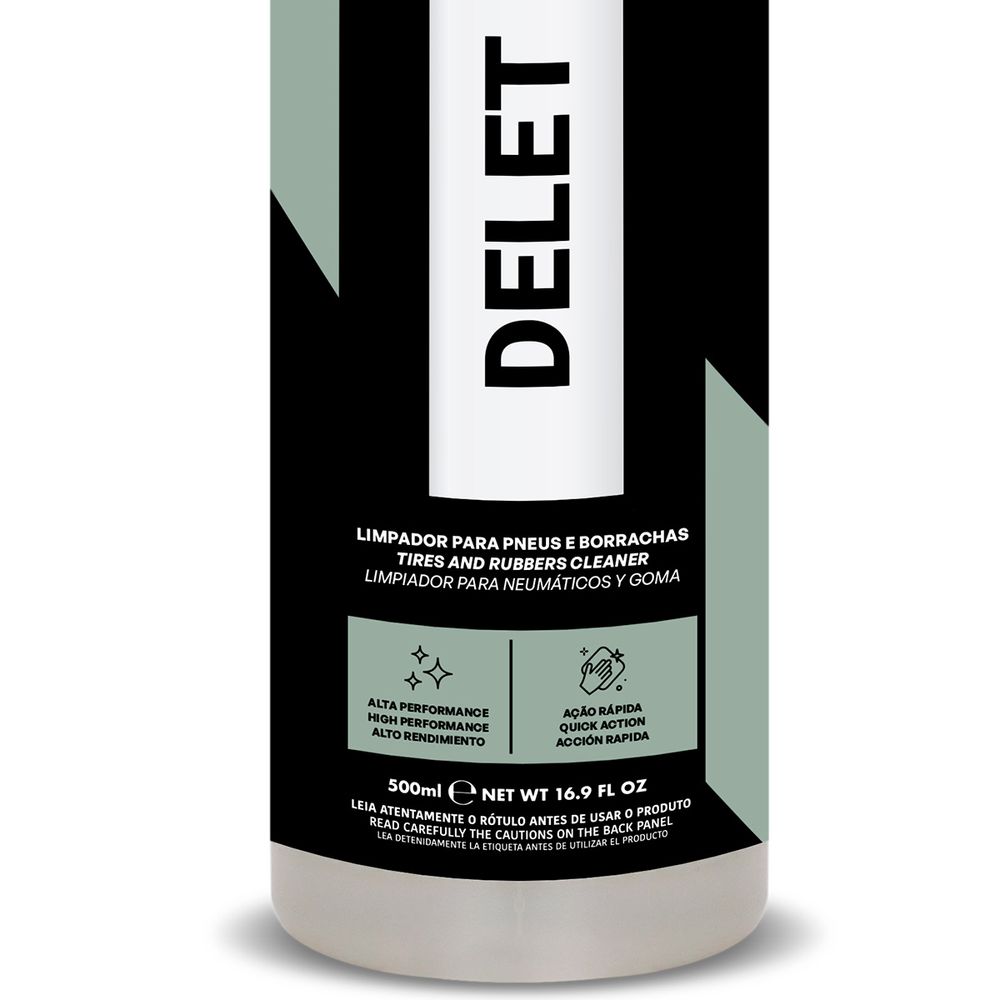 Limpador de Pneus e Borrachas DELET Vonixx 500ml - Diafer
