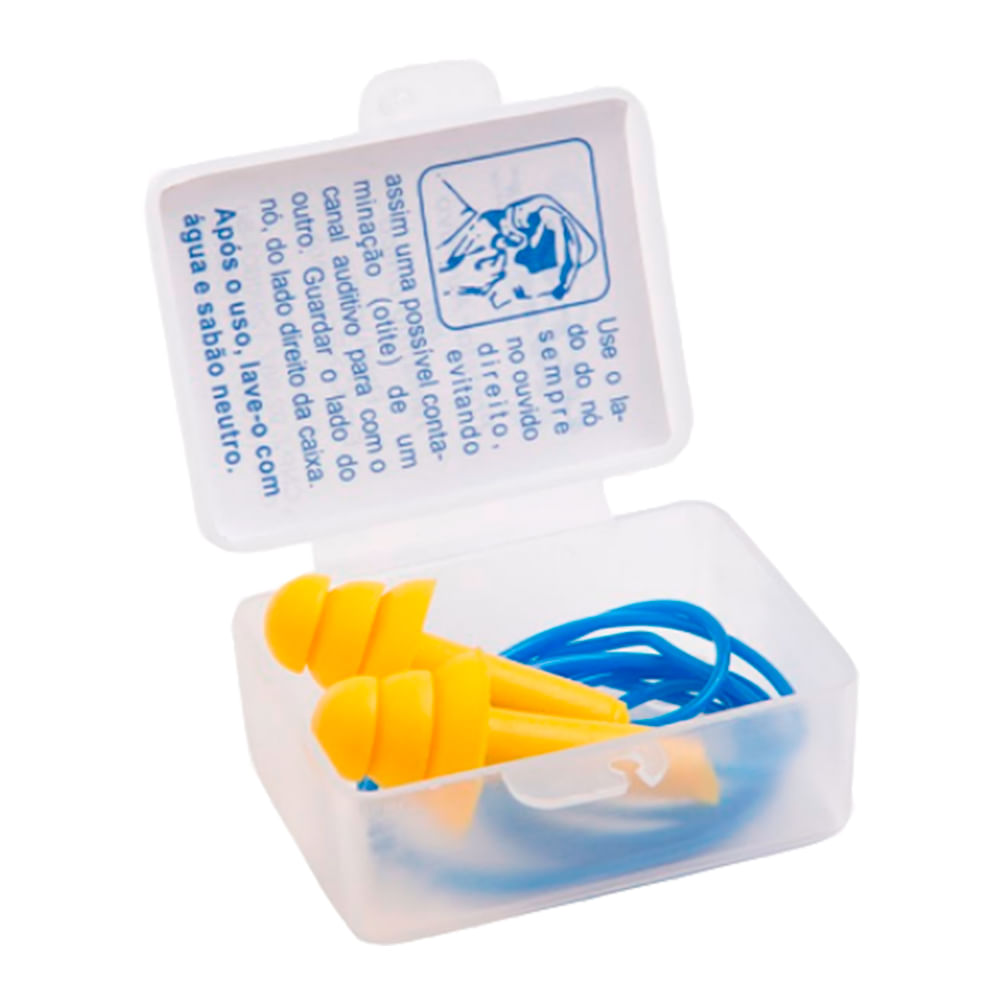 Protetor Auricular Copolímero 12DB Com Cordão Ultramaster - Diafer