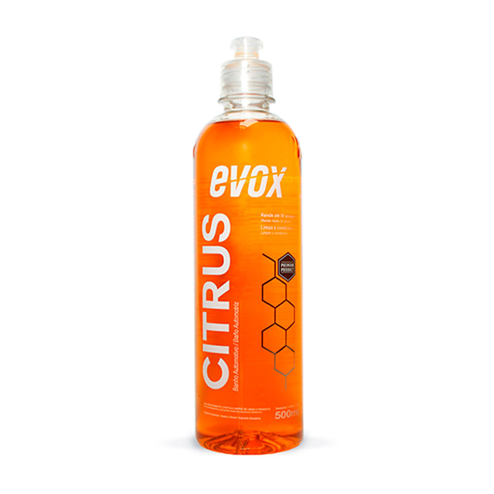 Shampoo Banho Automotivo Citrus Evox de 500ml - Diafer