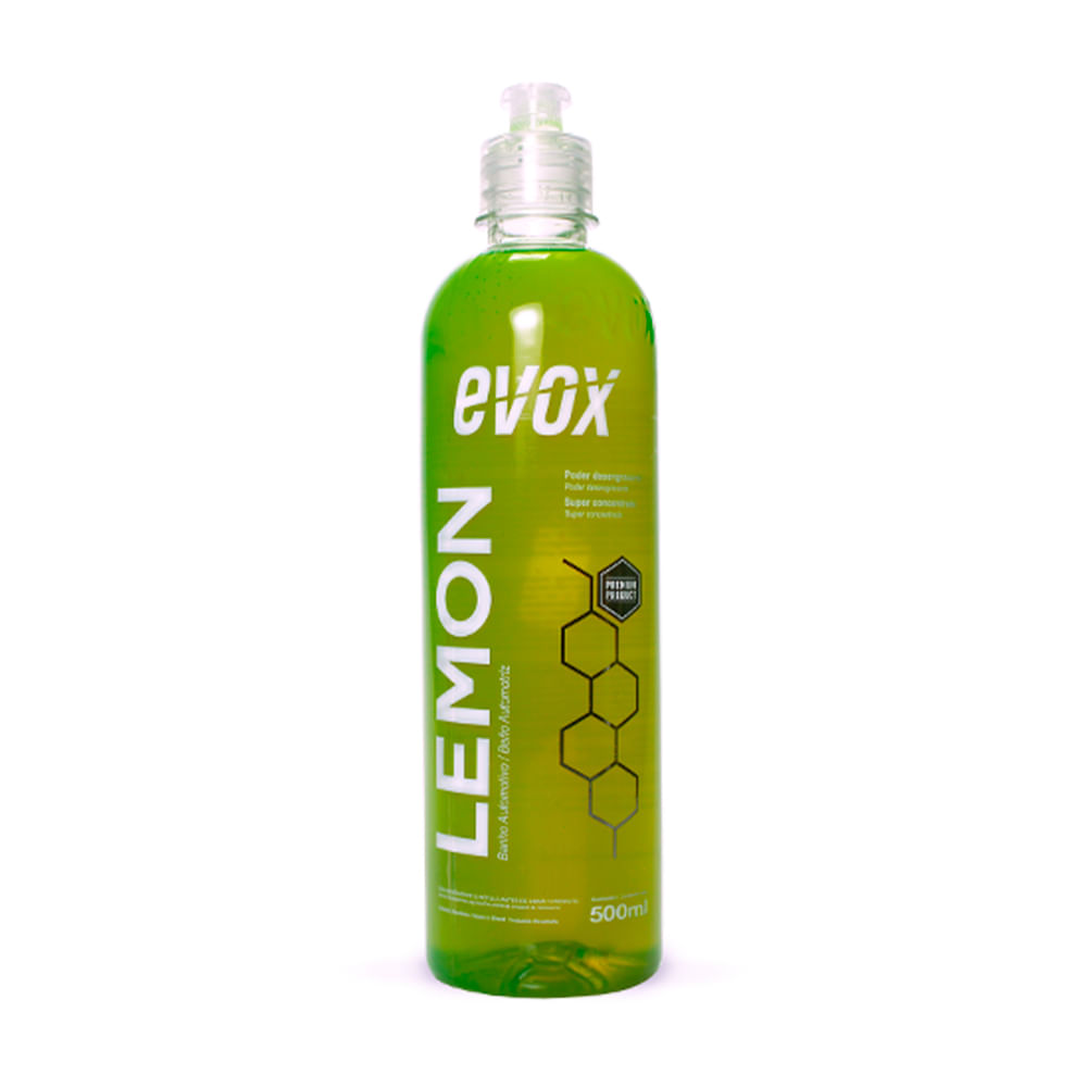 Shampoo Banho Automotivo Desengraxante Lemon Evox de 500ml - Diafer
