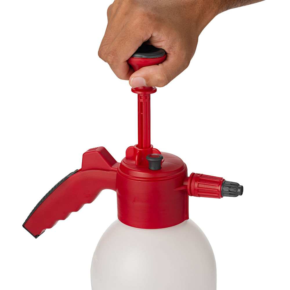 Pulverizador Manual Portátil de 1,5 Litros Branco - Diafer