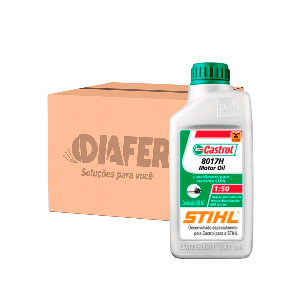 Kit Óleo Lubrificante Sthil-Castrol Motor 2 Tempos 20 Unidades - Diafer